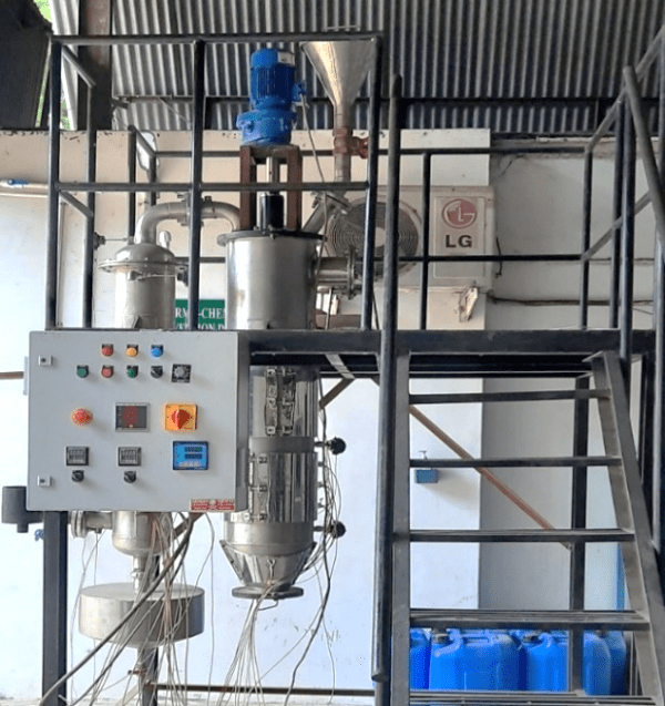 Batch-type activated carbon production system – SPRERI