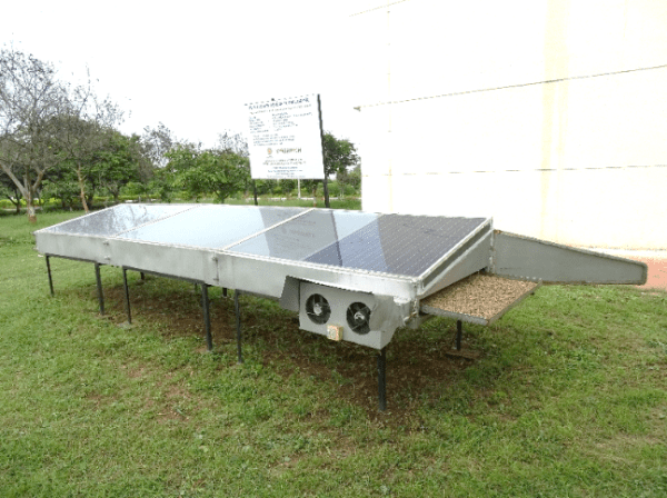 PV integrated solar forced convection low tunnel indirect dryer ...