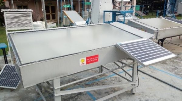 Solar double glazed small portable dryer – SPRERI